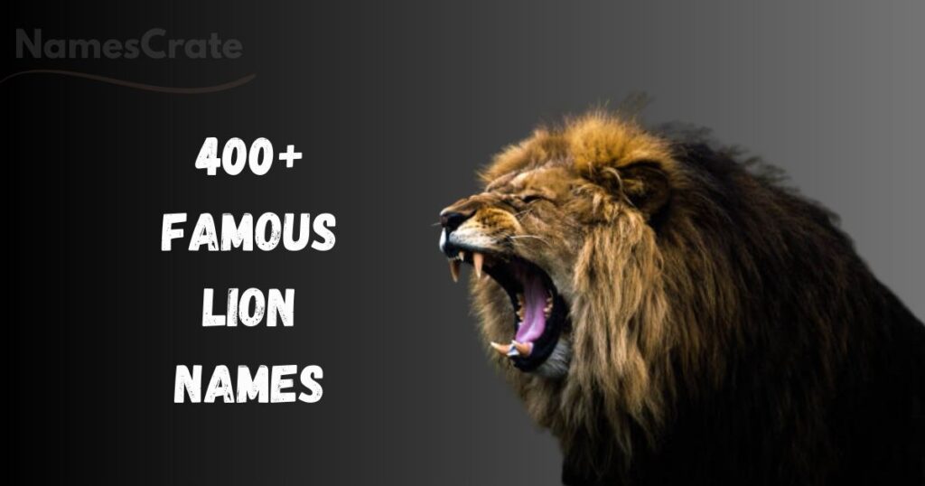 400+ Famous Lion Names: Male, And Female [2025]